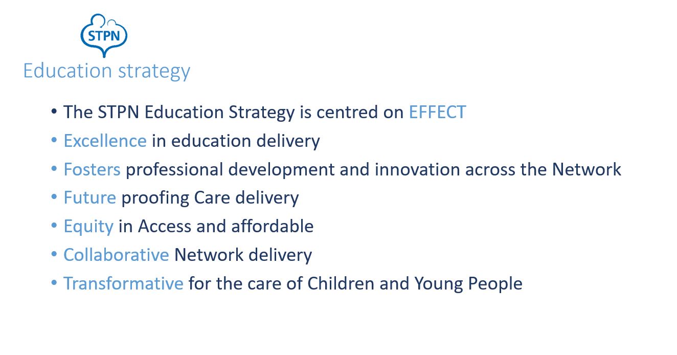 Education Strategy | South Thames Paediatric Network