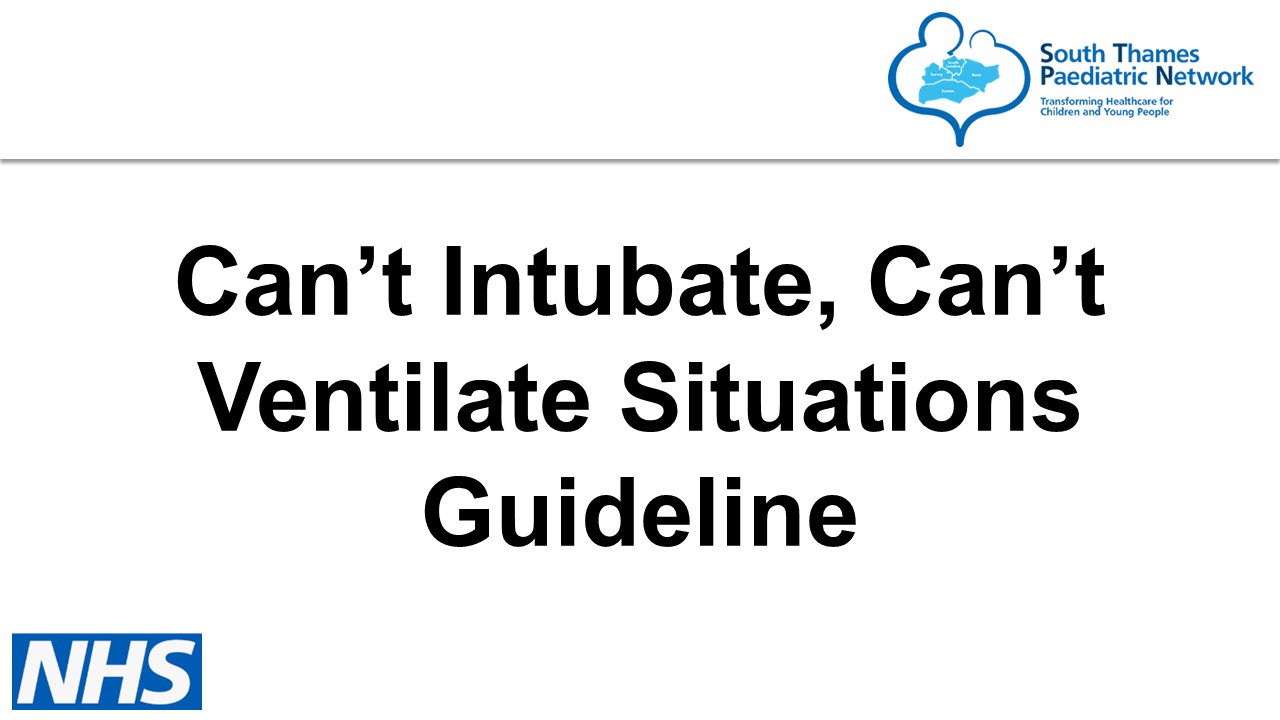 Emergency Airways | South Thames Paediatric Network